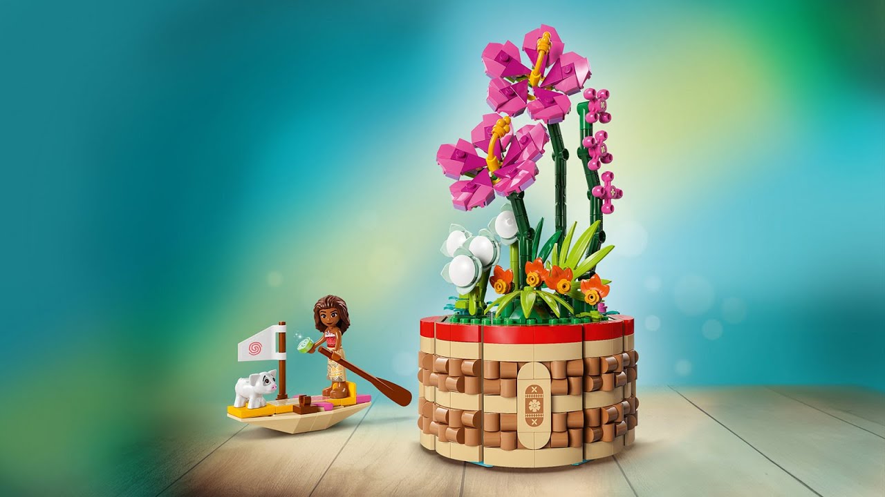 LEGO Disney Princess™ Vaiana's bloempot - 43252 | 360° - YouTube