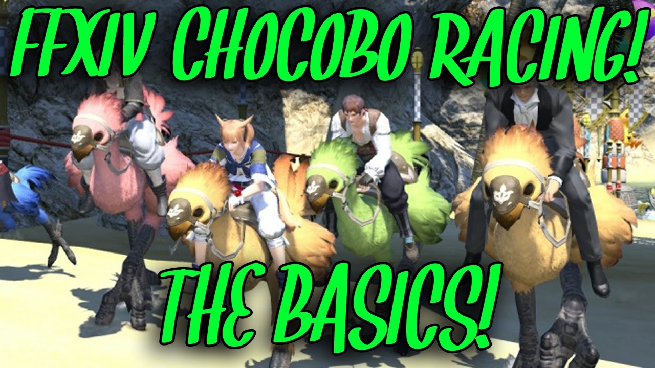 FFXIV Chocobo Racing: The Basics! (+Selfie Competition!) - YouTube