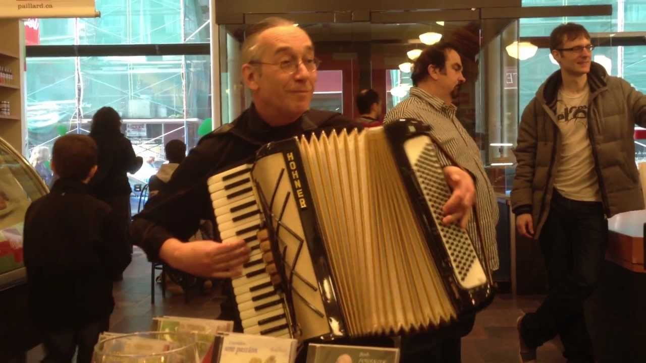 Bob Fournier - Accordéon - Je m'voyais déjà - Chez Paillard - YouTube