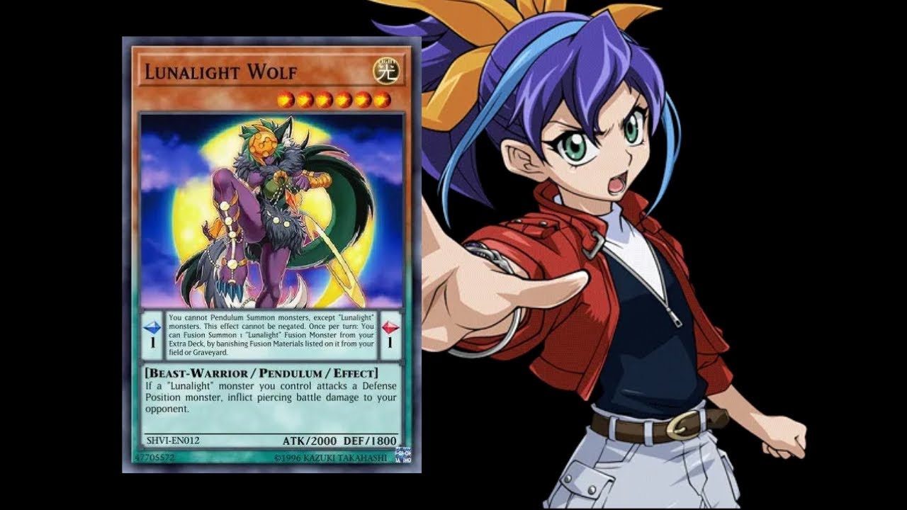 Yu-Gi-Oh! Duel Links - Woof! Howl! Celina Summons Lunalight Wolf! - YouTube