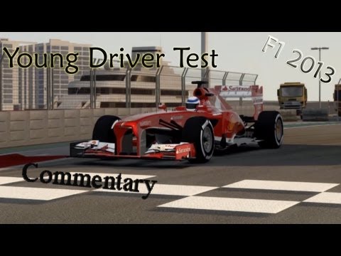 F1 2013 - Young Driver Test - Live Commentary