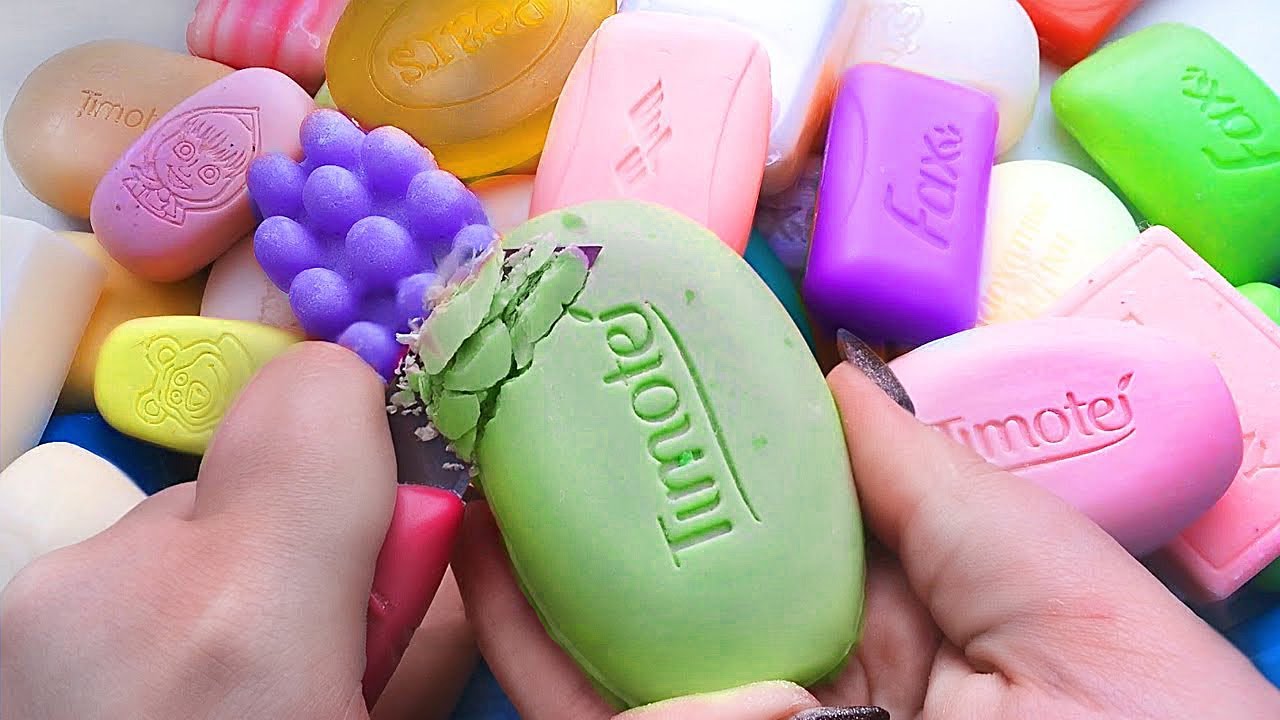Cutting dry soap ASMR | Dry soap box *no Talking* satisfying video ...