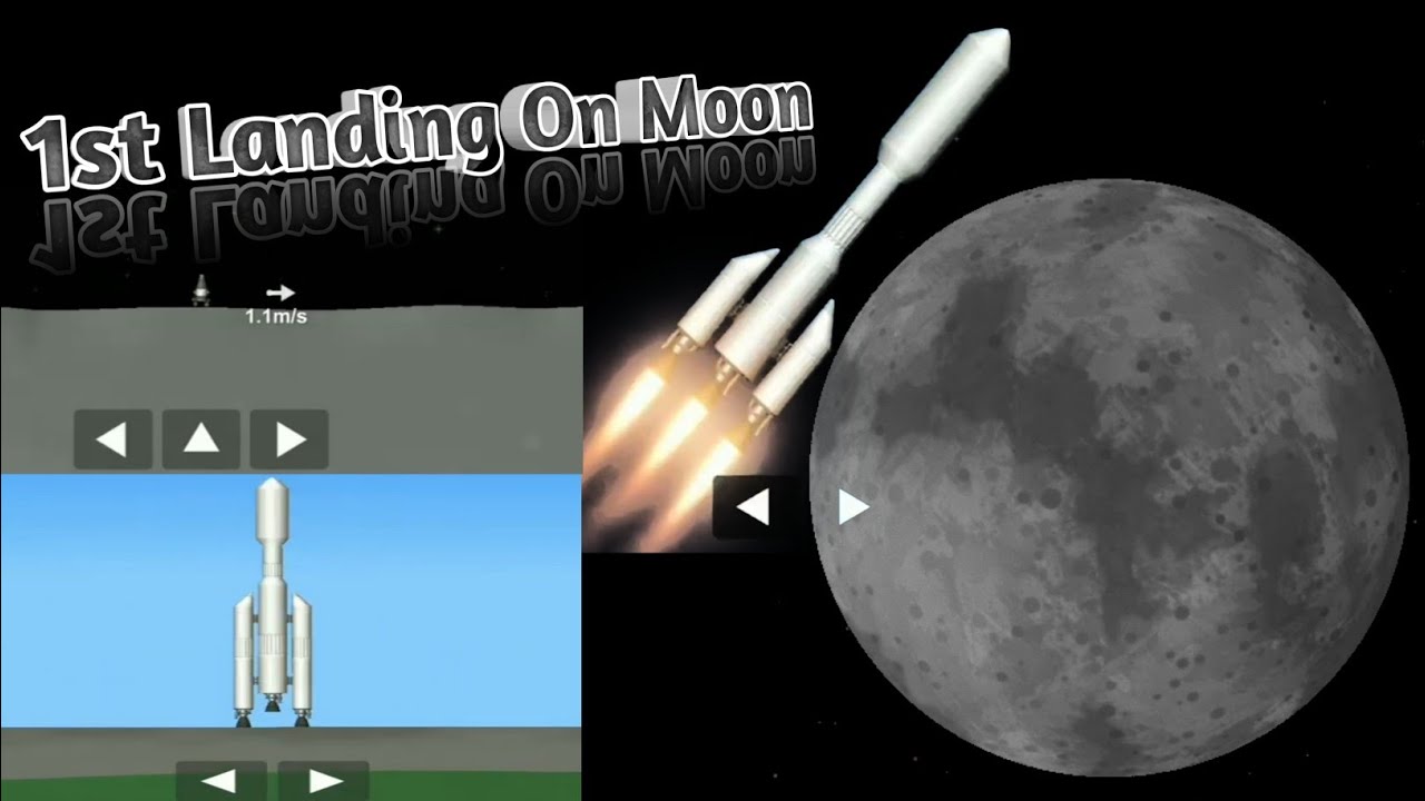 Mission Moon || Landing on Moon Surface || SFS || Unknown Games4U - YouTube