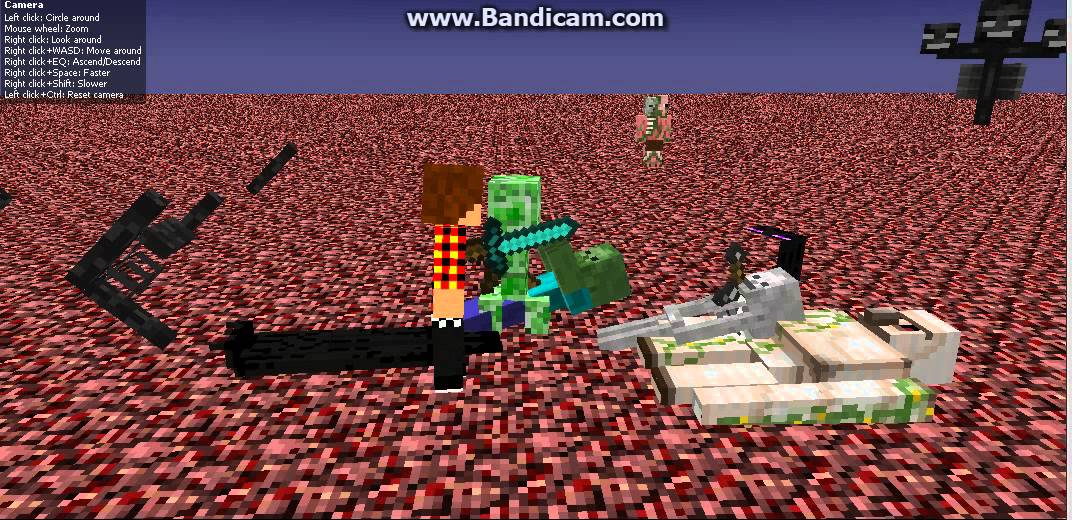 Minecraft Animation - God Powers VS Mob Siege - YouTube