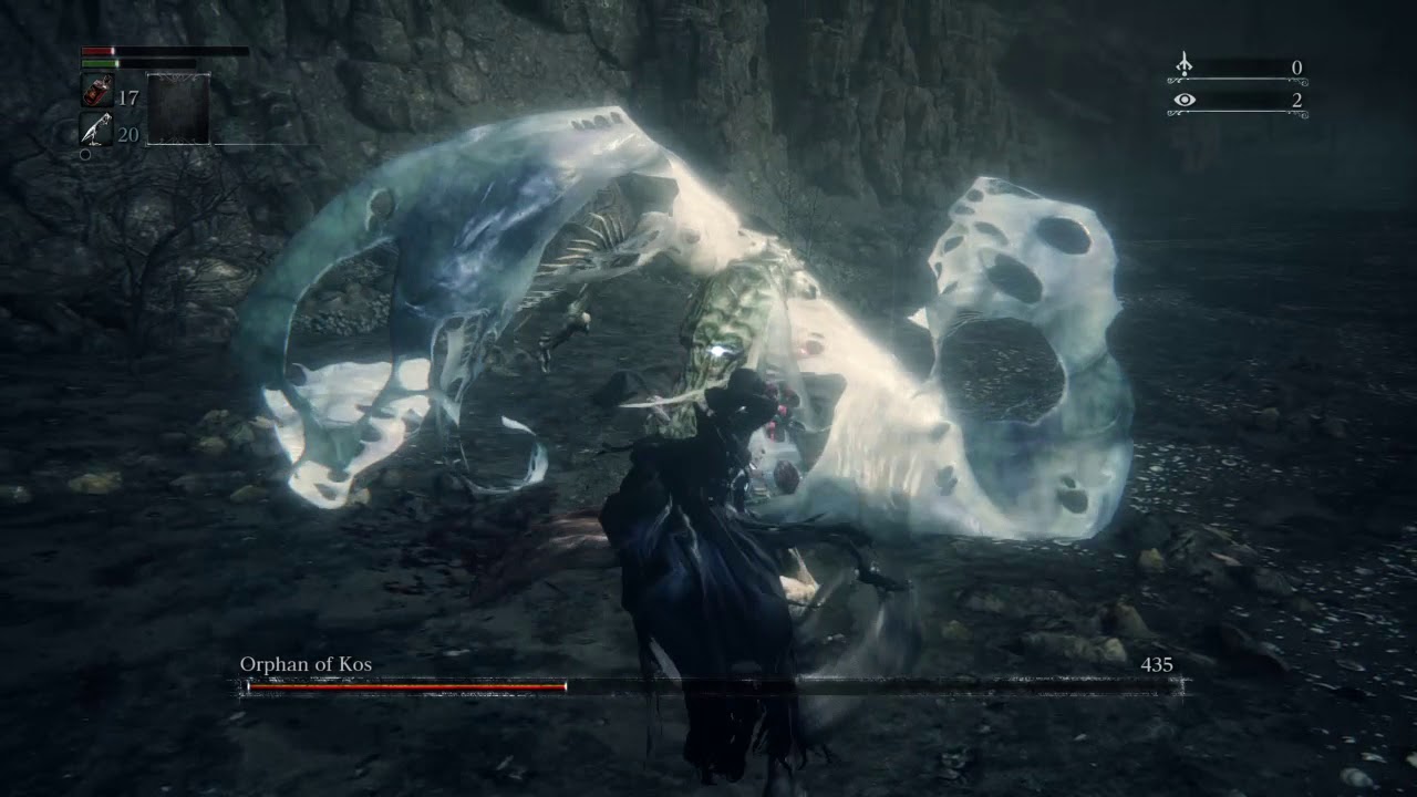Bloodborne - Orphan of Kos - BL4 Waste of Skin - YouTube