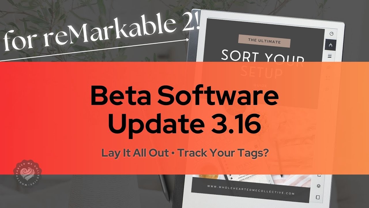 Beta Software Update 3.16 | remarkable 2 - YouTube