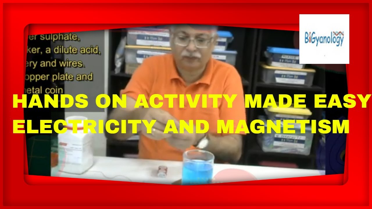 Hands on Easy Science Activity on Electricity and Magnetism - YouTube