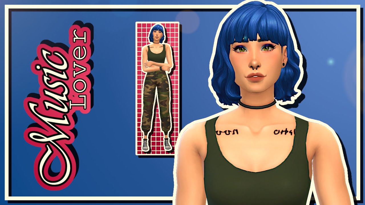 Music Lover - The Sims 4(CAS) - YouTube