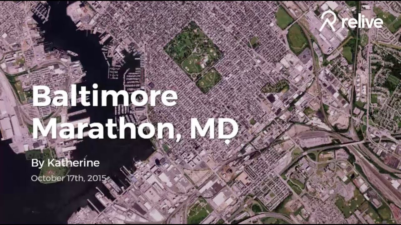 2015 Baltimore Marathon Course - YouTube
