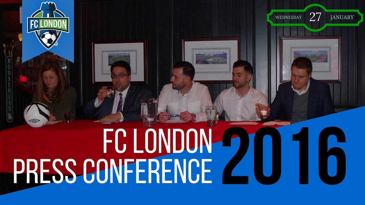 FC London Press Conference (Announce new coaches and unveiled new logo ...