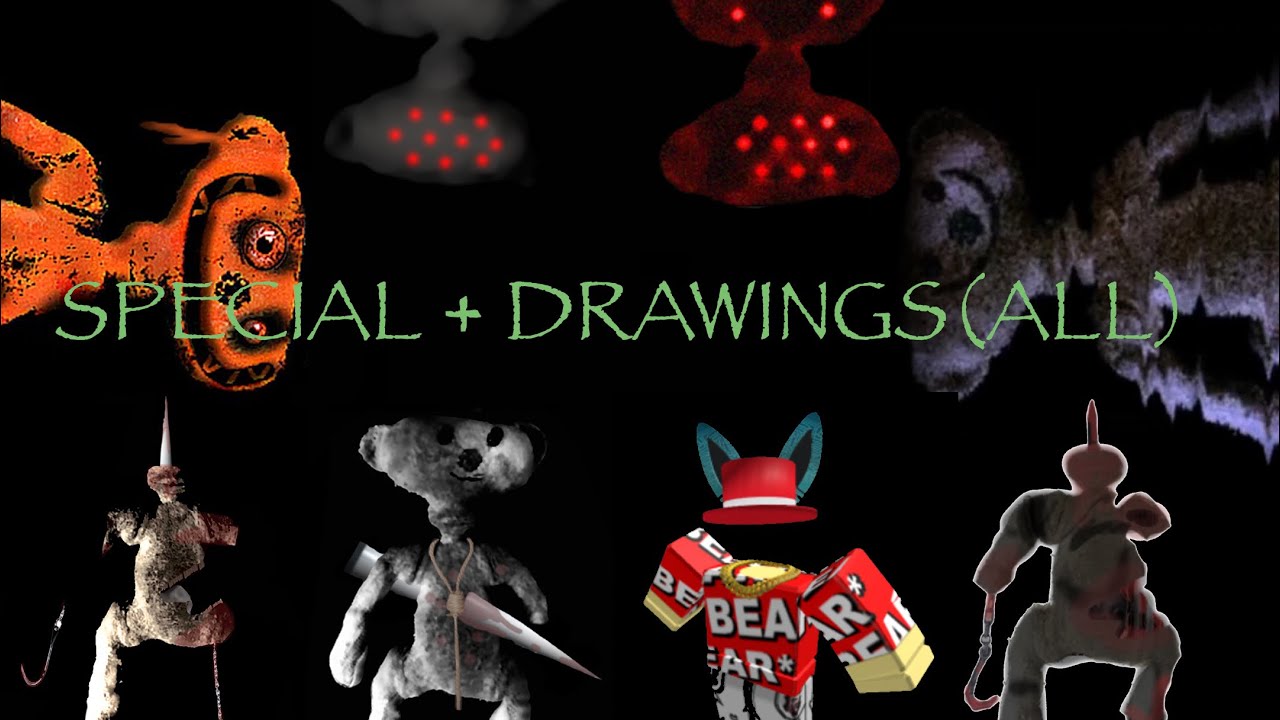 150 SUBS!!! (ALL OF MY DRAWINGS!) ROBLOX bear drawings - YouTube