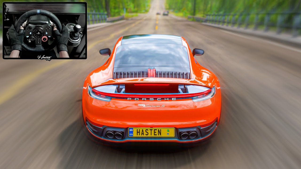Porsche 911 Carrera S - Race Gameplay | Logitech G29 Steering Wheel ...