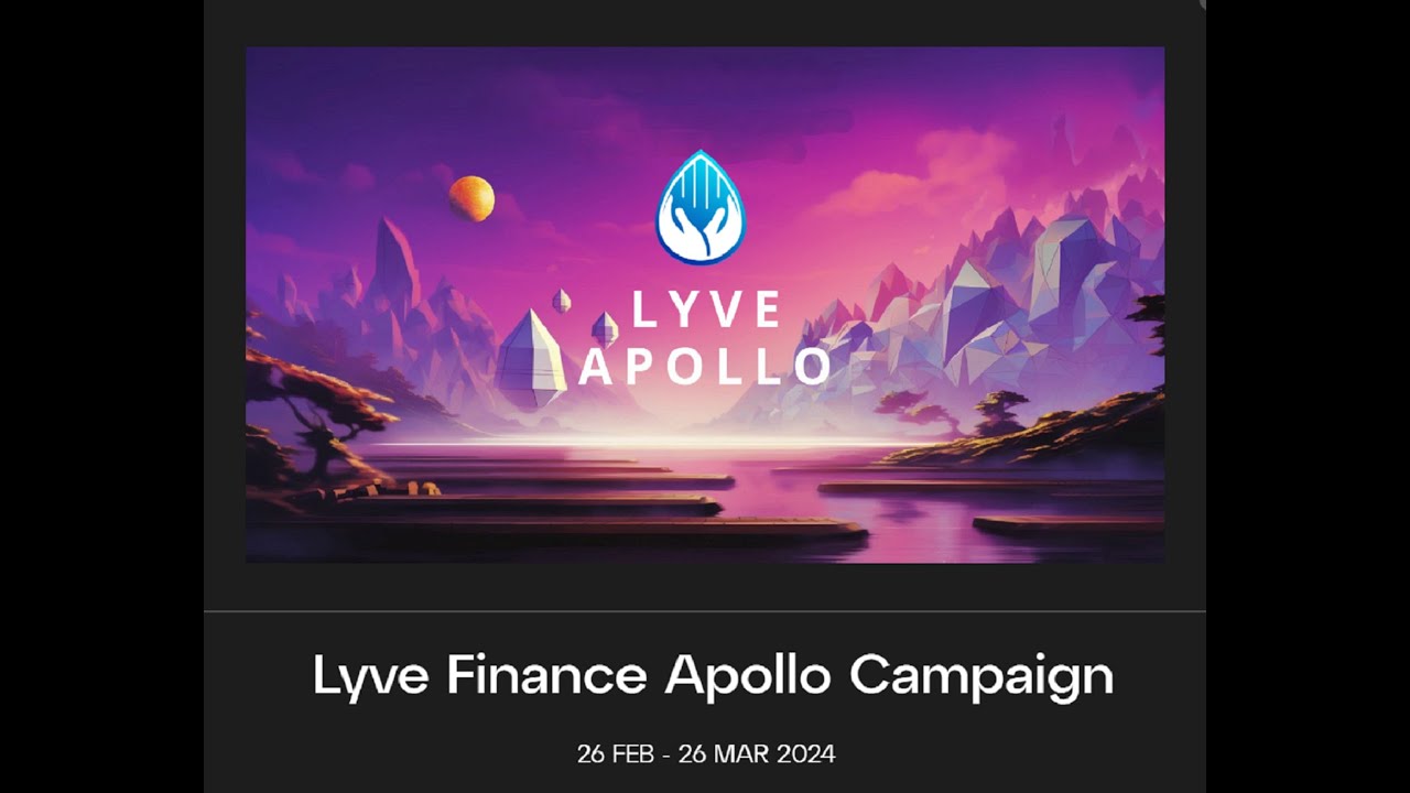 Lyve Finance Apollo Campaign: Earn 150 Linea LXP! - YouTube