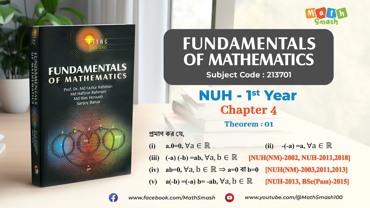 FUNDAMENTALS OF MATHEMATICS Chapter 4 Theorem 01 Honours 1st Year ...