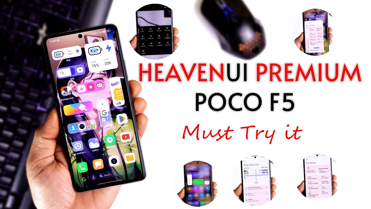 Must Try Heaven Ui Premium+ for Poco F5 Review, Features, Performance ...