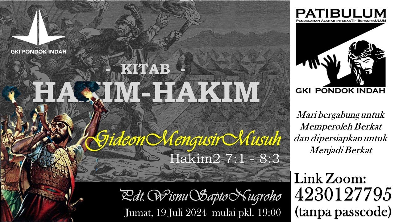 Patibulum - Hakim-hakim 7-8:3 : Gideon Mengusir Musuh - YouTube