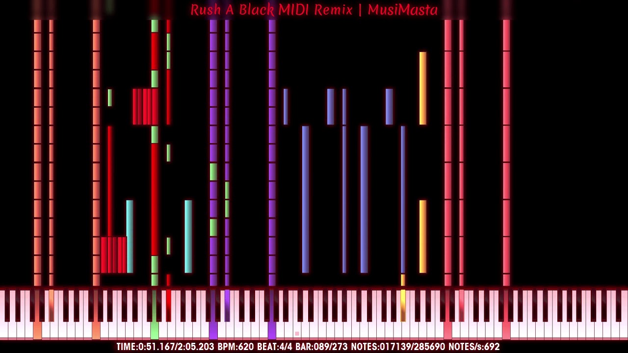[Black MIDI] Rush 🅰, but it's a Black MIDI Remix | MusiMasta | 285K ...