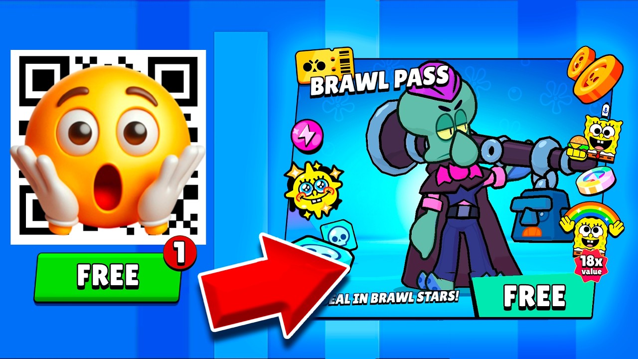 NEW LEGENDARY QR-CODE?!🥳 FREE GIFTS QR CODE! 🤩 BRAWL STARS REWARDS ...