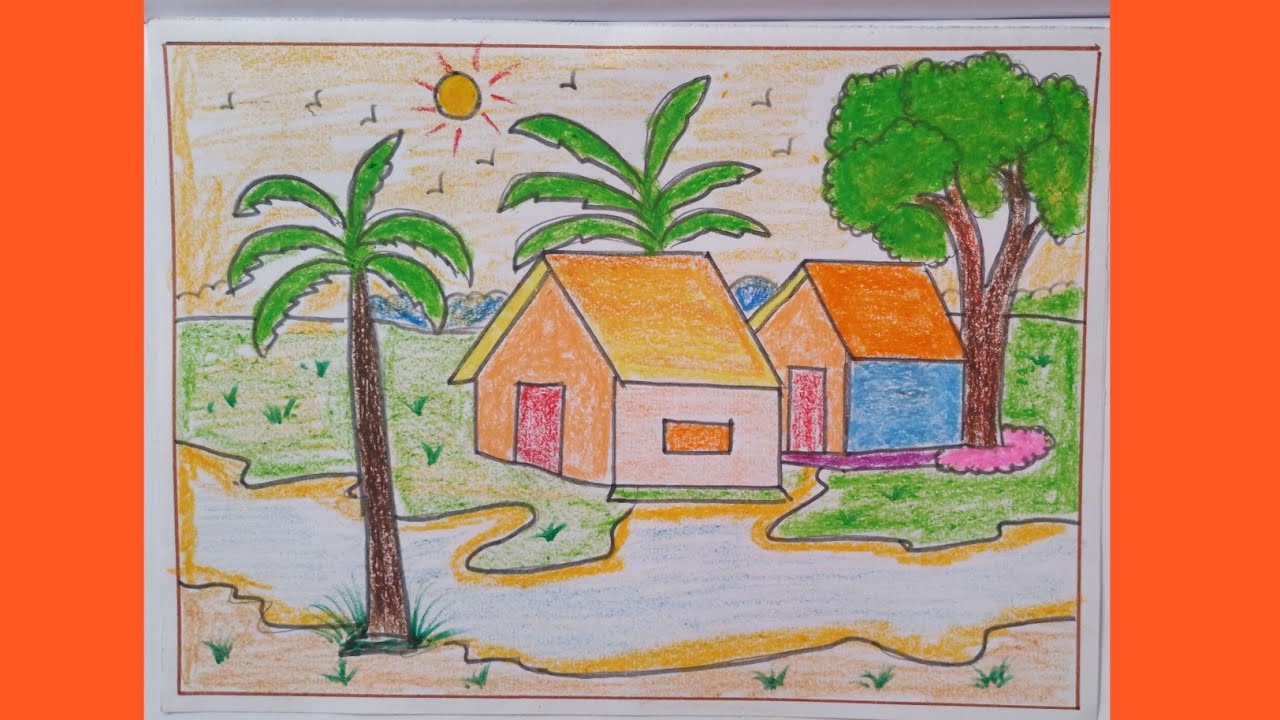 Nature Drawing Colour Art Colour Drawing Easy How To Draw A Simple nature-drawing-colour-art-colour-drawing-easy-how-to-draw-a-simple