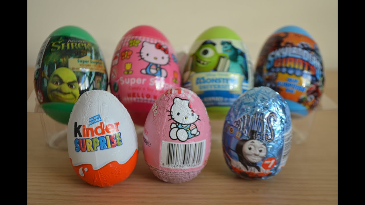 kinder Surprise Thomas Sanrio Hello Kitty Monsters University Shrek ...