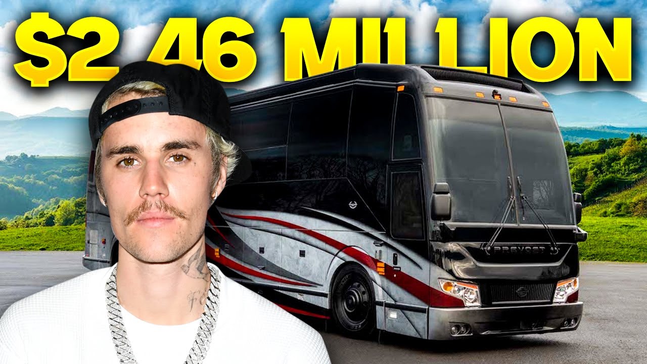 Inside Justin Bieber's Luxurious Tour Bus - YouTube
