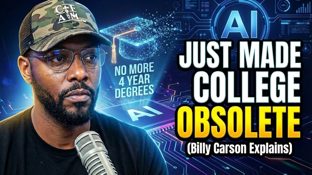 No More 4 Year Degrees – AI Just Made College Obsolete (Billy Carson ...
