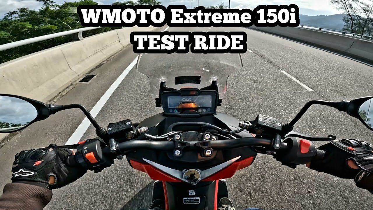 WMOTO Extreme 150i Malaysia | TEST RIDE - YouTube