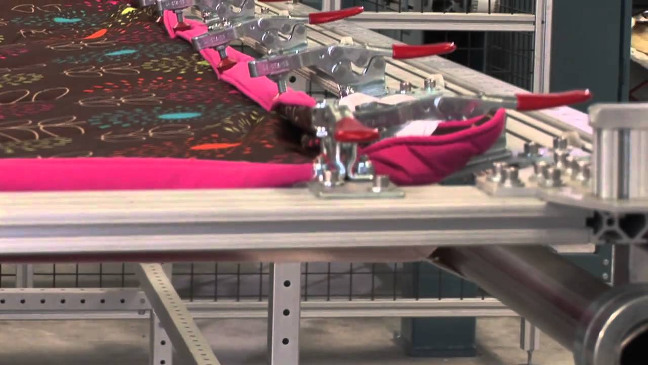 Single Needle Quilting Machine | Robo-Quilter Horizontal | ABM - YouTube