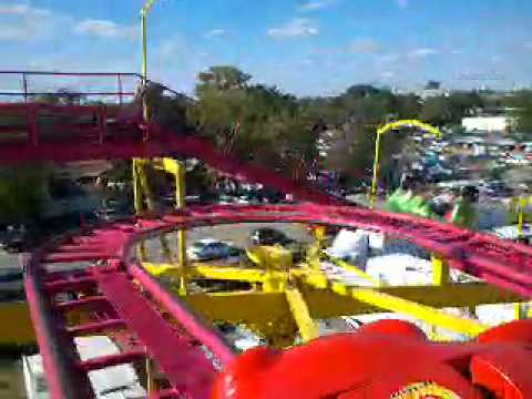 Crazy Mouse Ride at state fair - YouTube