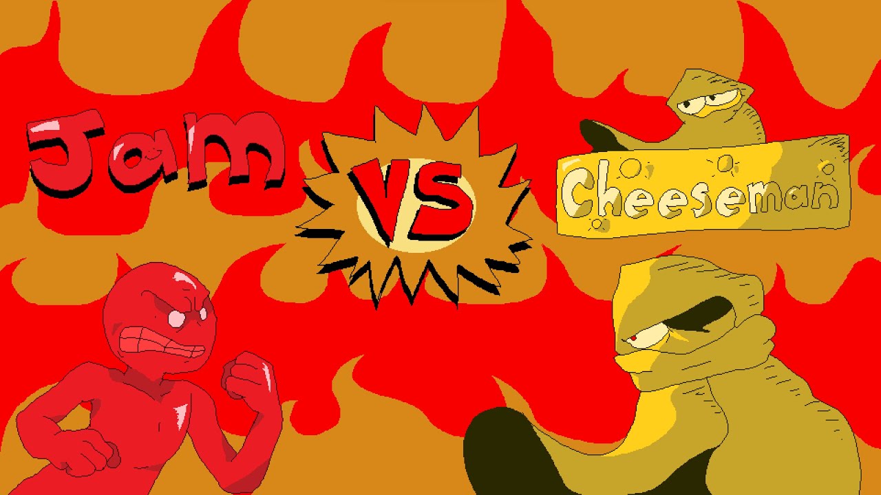 Jam vs Pizza Tower V6 Cheeseman fight!!!! - YouTube