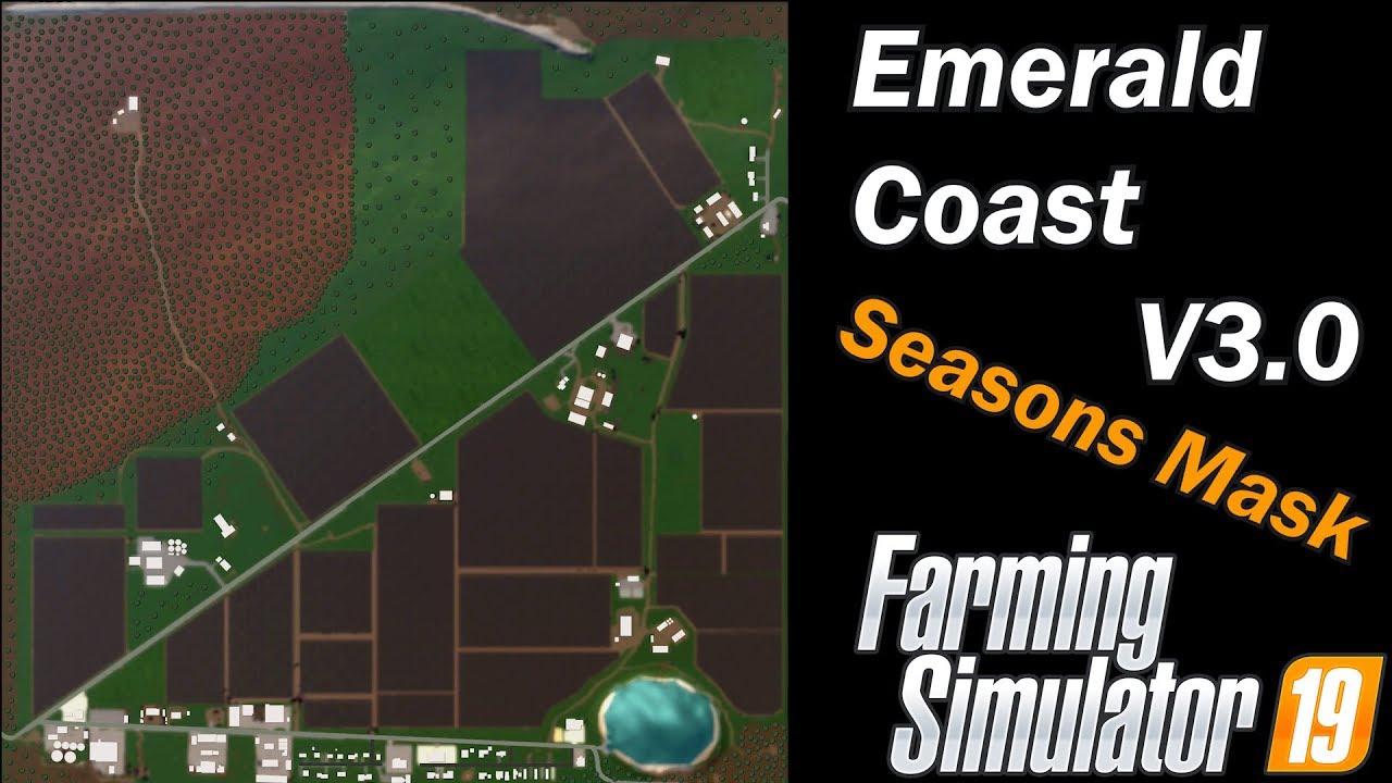Farming Simulator 19 - Map First Impression - Emerald Coast V3 - YouTube
