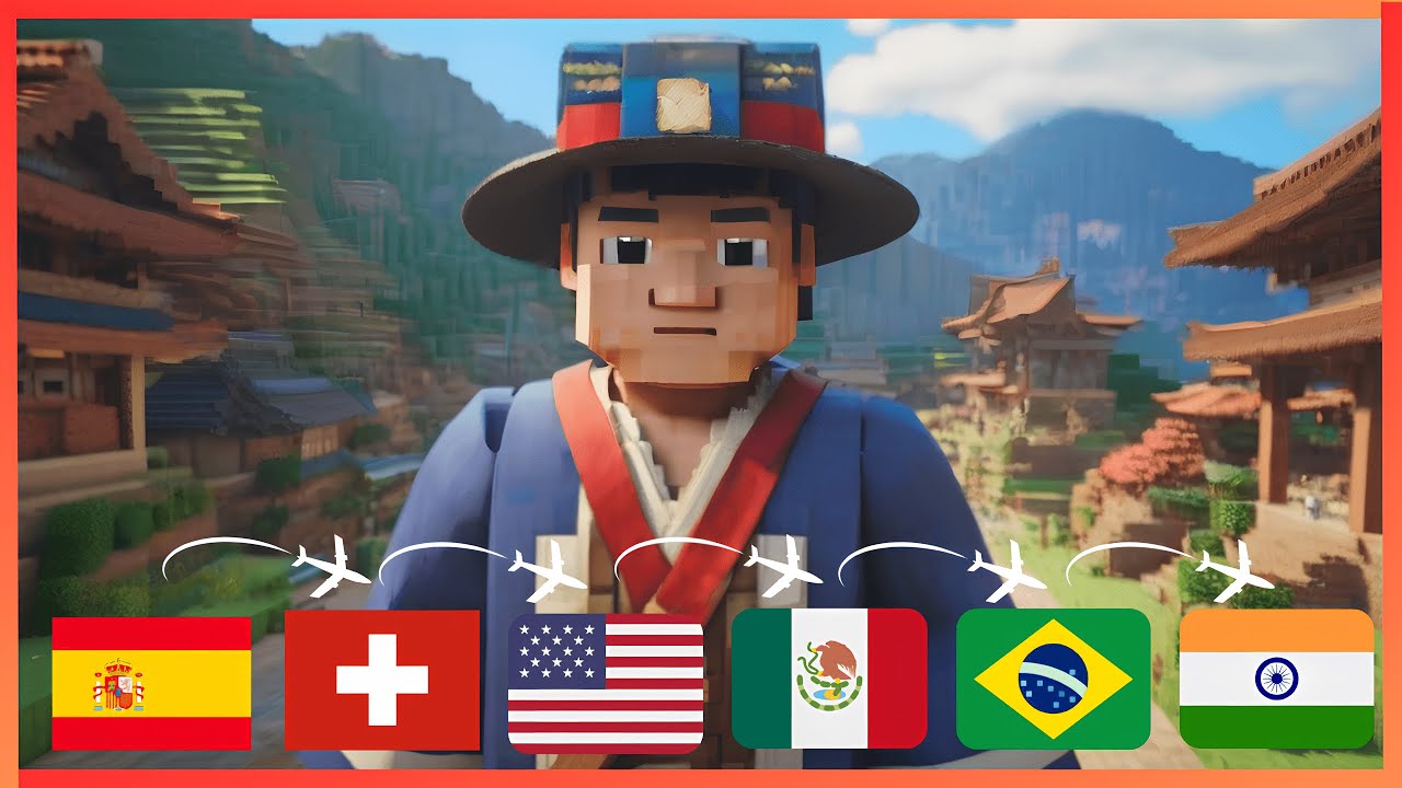 AI Creates Unique Minecraft Steve for Every Country: Language, Culture ...