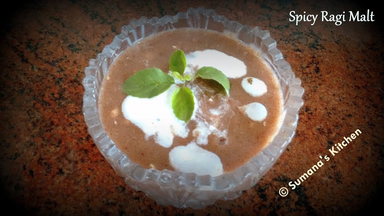 Ragi Malt | Spicy Ragi Malt | Weight Loss Recipe | मसालादार रागी माल्ट ...