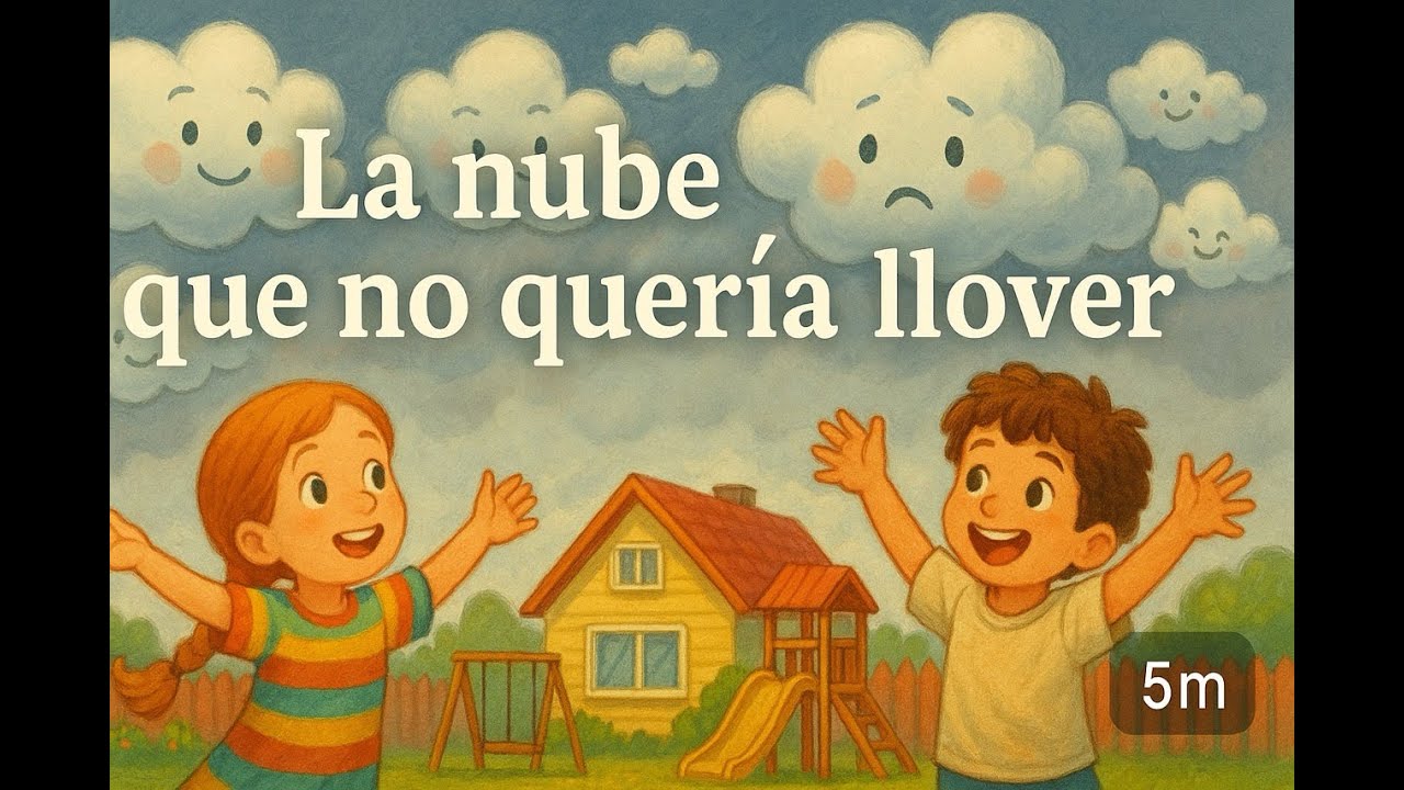 🌧️ La nube que no quería llover | Cuento infantil para dormir | Cuentos ...