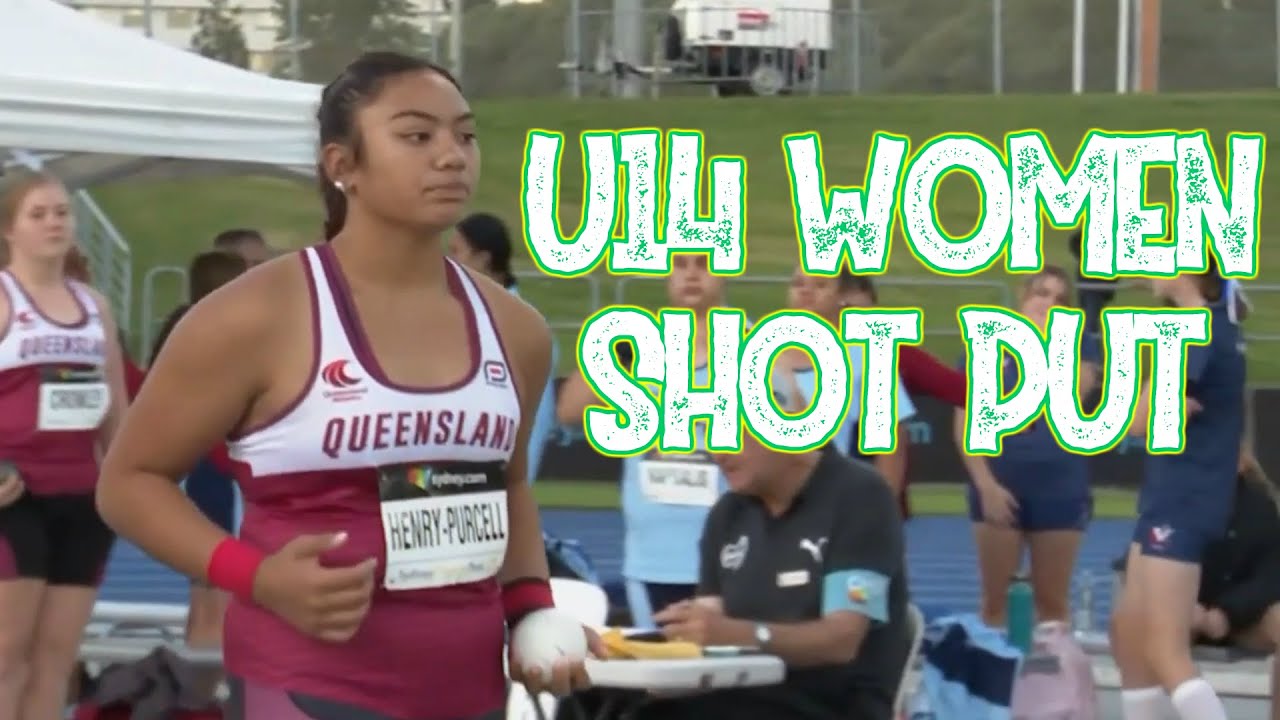 Australian U14 Women Shot Put National Title 2021 - YouTube