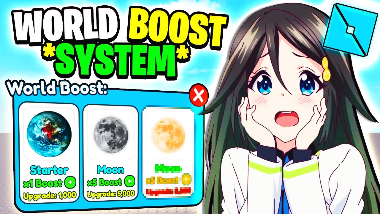 🌍⚡World Boost System - UNCOPYLOCKED (Roblox Studio) - YouTube