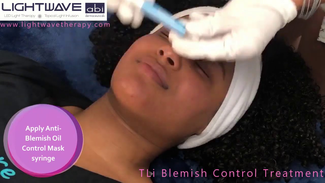 Topical Light Infusion® Blemish Control Treatment Protocol - YouTube