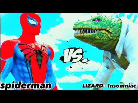 SPIDER-MAN VS THE LIZARD - Insomniac Spiderman - YouTube
