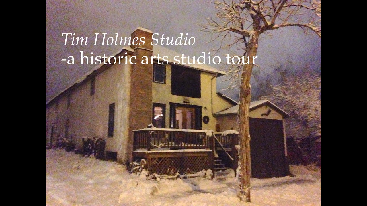 Tim Holmes Studio Tour –amazing historic art studio - YouTube