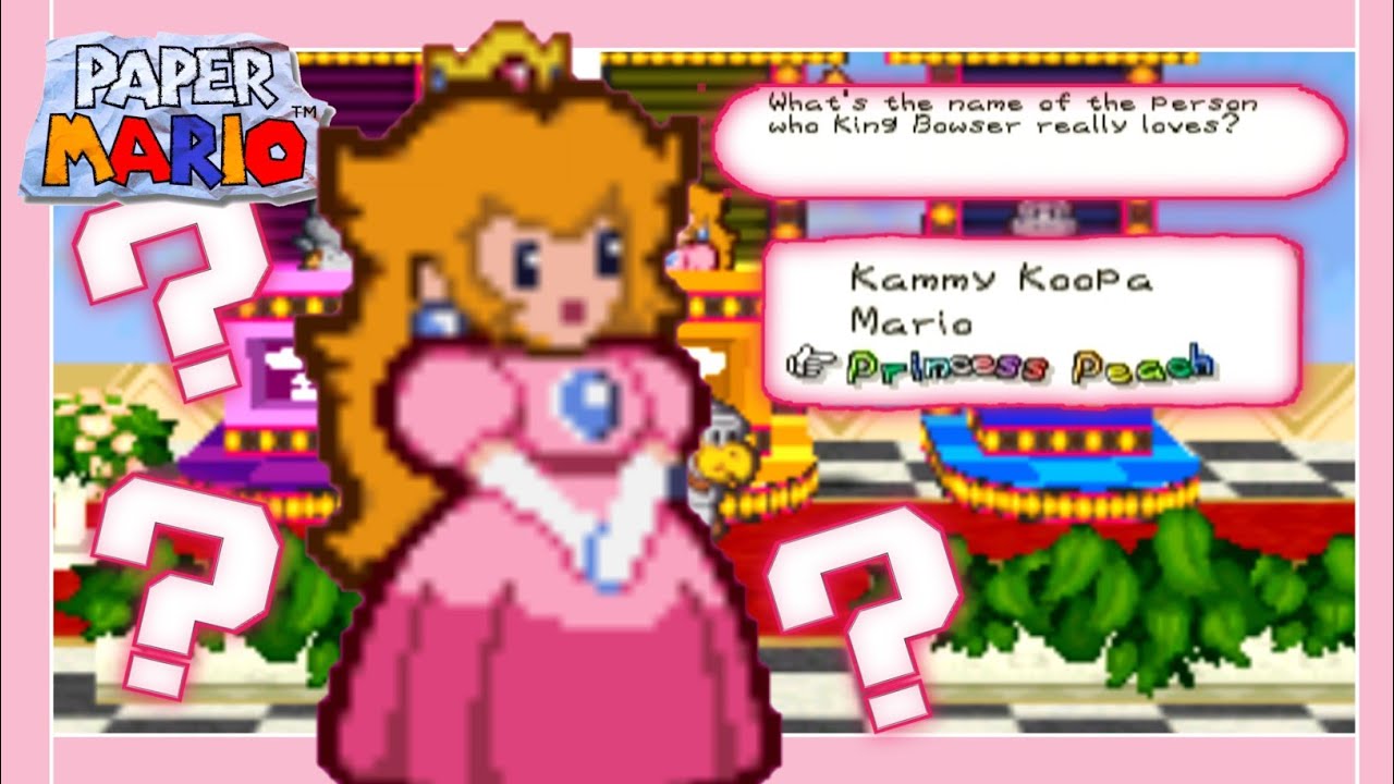 ♡Paper Mario 64 - Peach Interlude #4♡ - YouTube