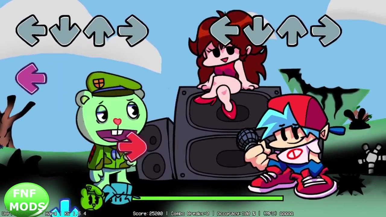 Friday Night Funkin' VS Flippy - Happy Tree Funkers FULL WEEK (FNF Mod ...