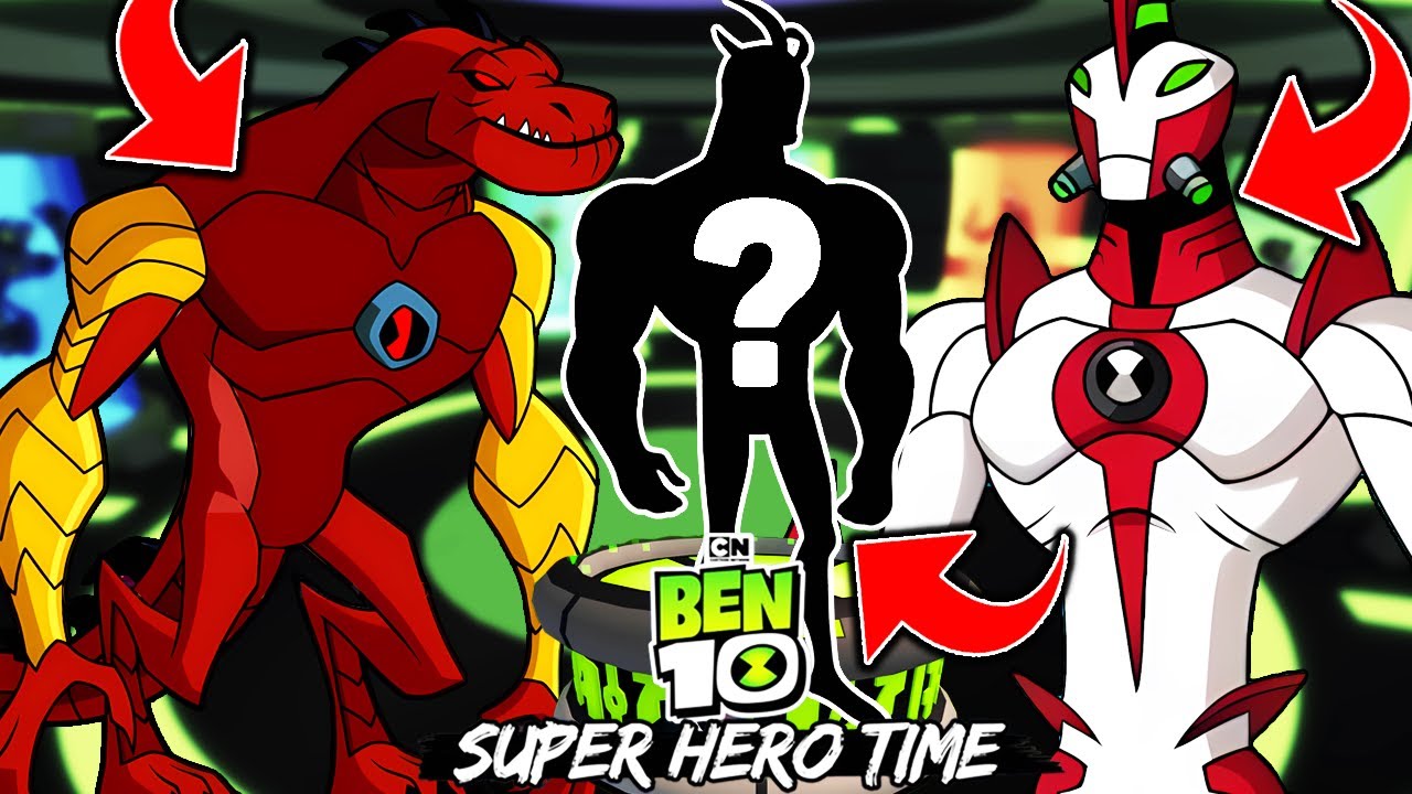 BEN 10 SUPER HERO TIME DESCOBRI OS 6 NOVOS ALIENS DA ATUALIZAÇÃO E VAI ...