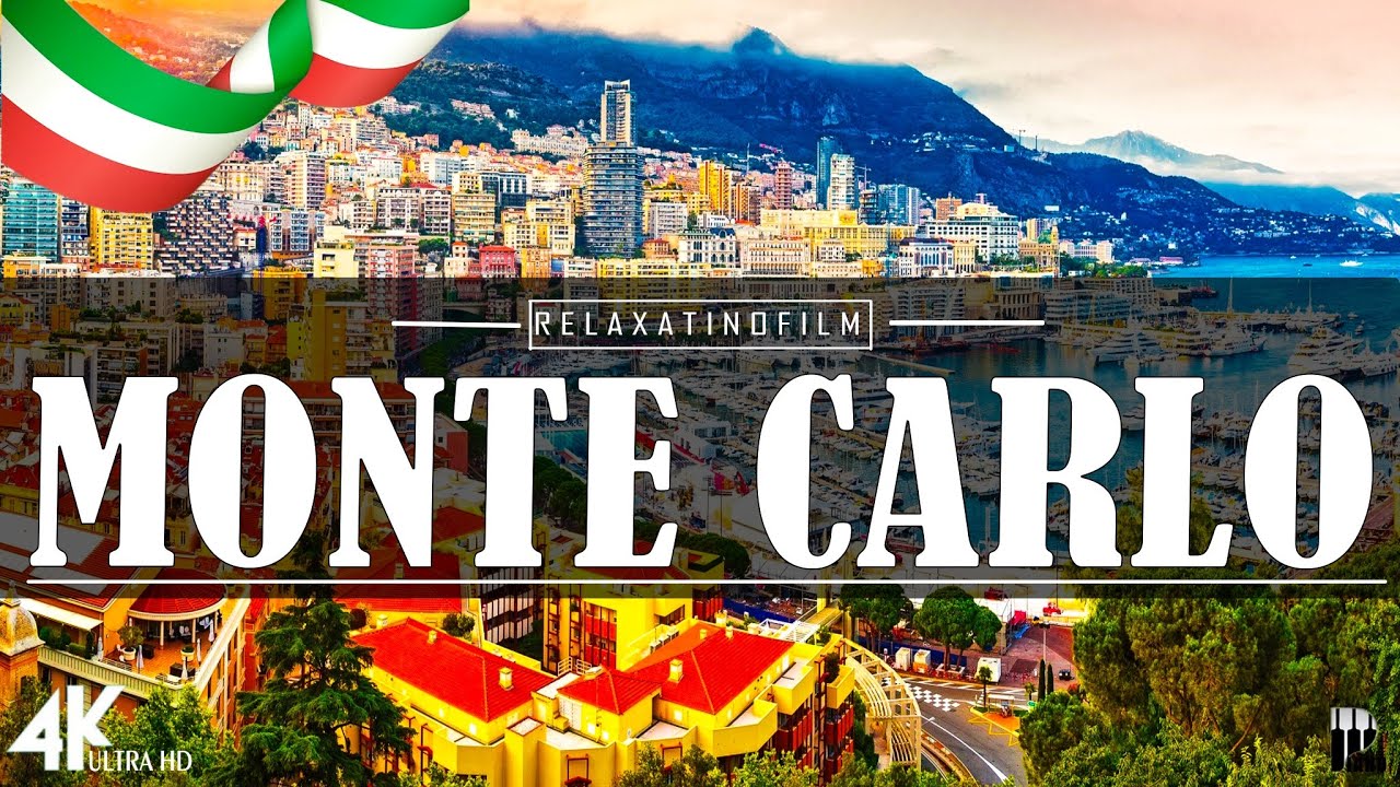 Beautiful Monte Carlo 4K • Relaxing Italian Music, Instrumental ...