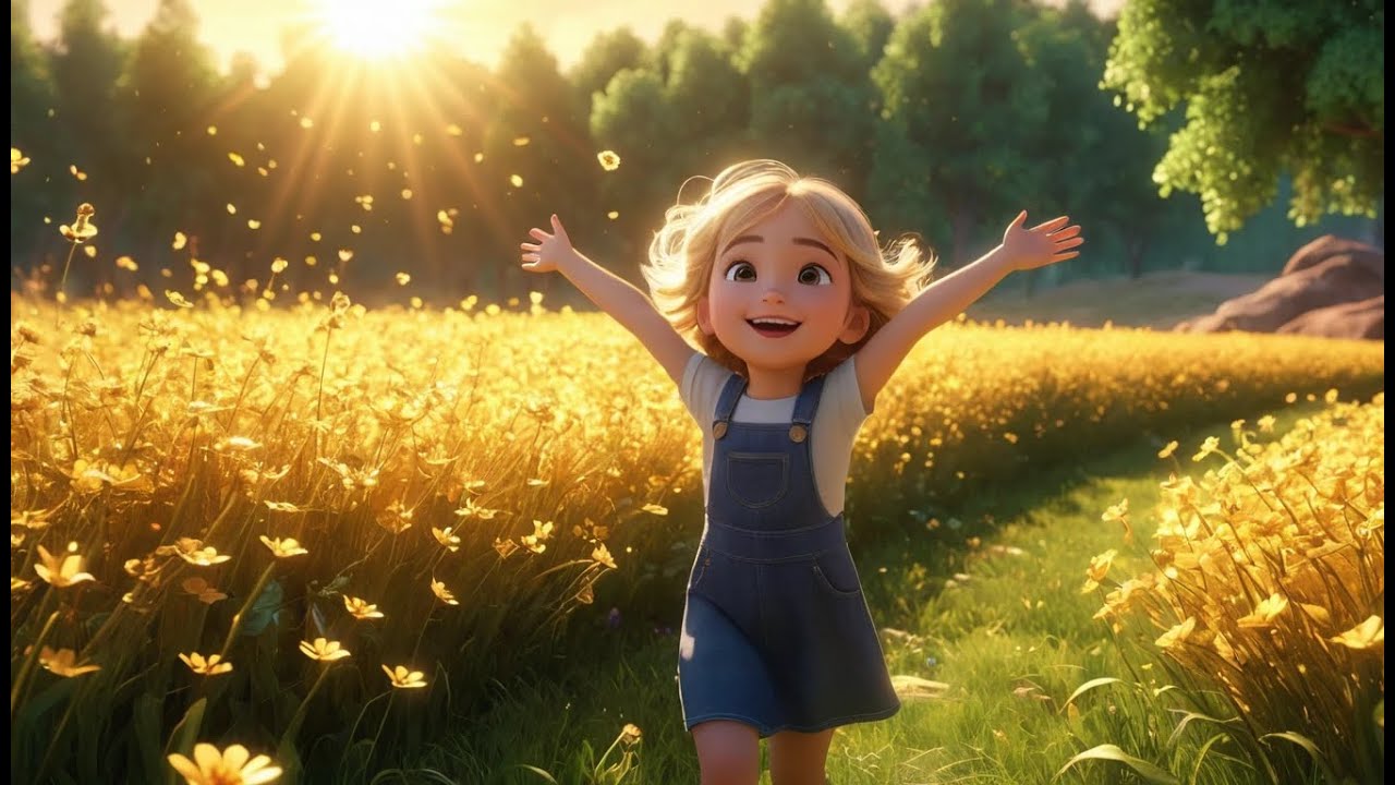 Sun, Sun, Shine So Bright | Fun Nursery Rhyme for Kids | Sing-Along ...