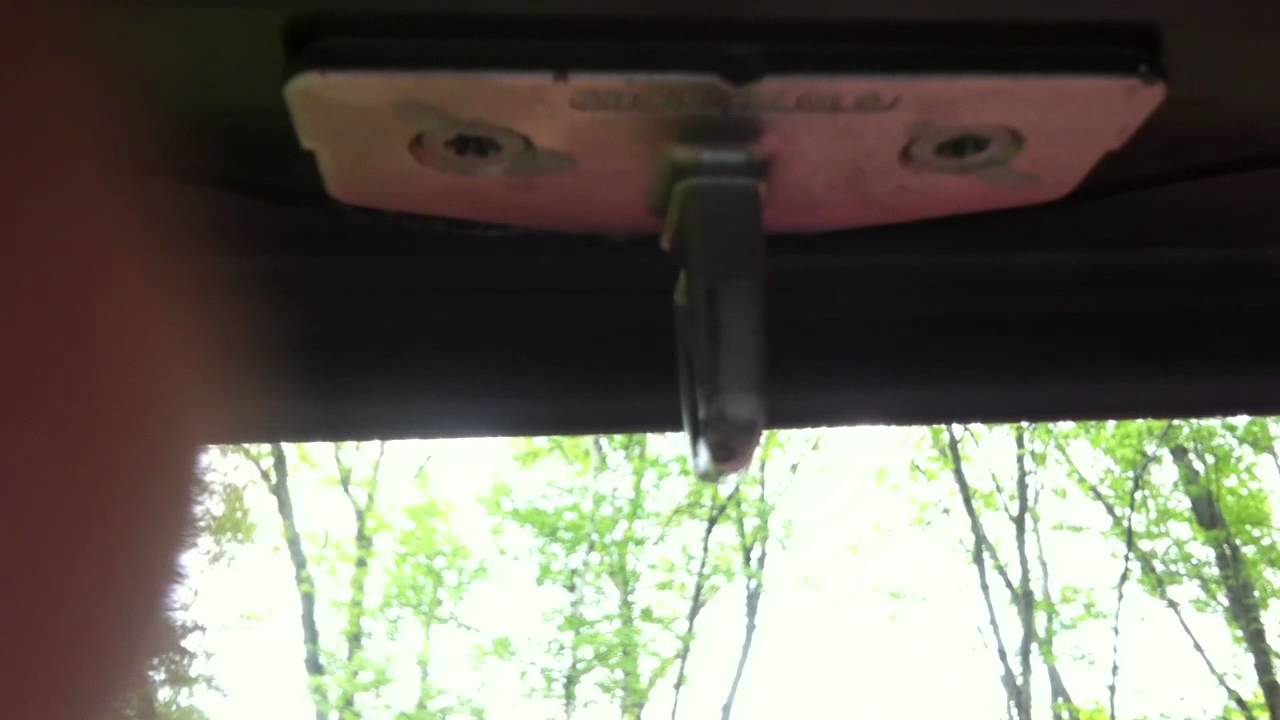 Mercedes r129 500SL front roof latch adjustment/alignment..part 2 - YouTube