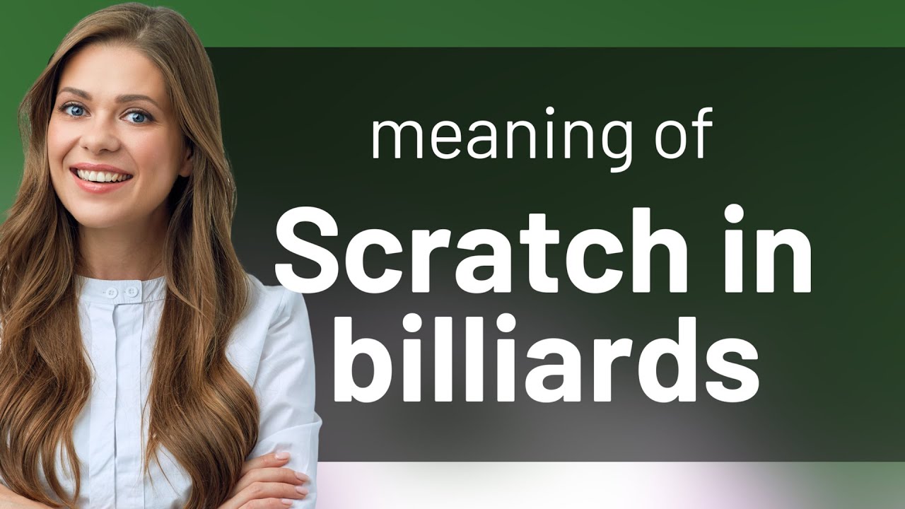 Understanding "Scratch" in Billiards: A Simple Guide - YouTube