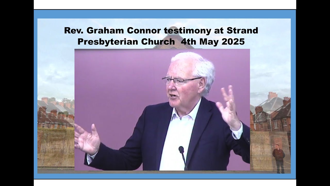 Graham Connor testimony at Strand Presbyterian Church - YouTube