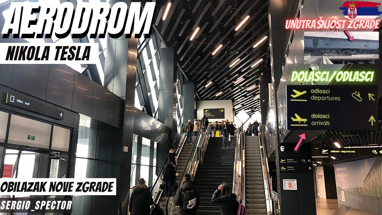 Aerodrom Nikola Tesla Beograd - otvorena nova zgrada, obilazak radova ...