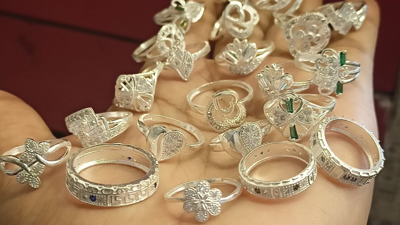 Daily wear simple silver ring for women |silver ring for girls @JJ ...