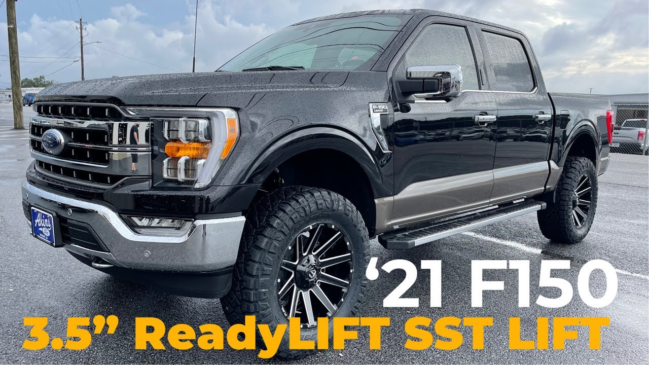 CLASSIC 2021 Ford F150 Lariat 3.5" Readylift SST Lifted Covert Edition ...